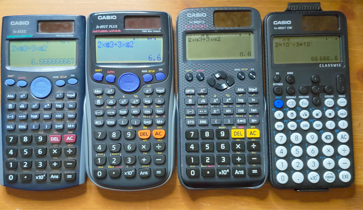 Issues with Casio calculators – Physics with Keith